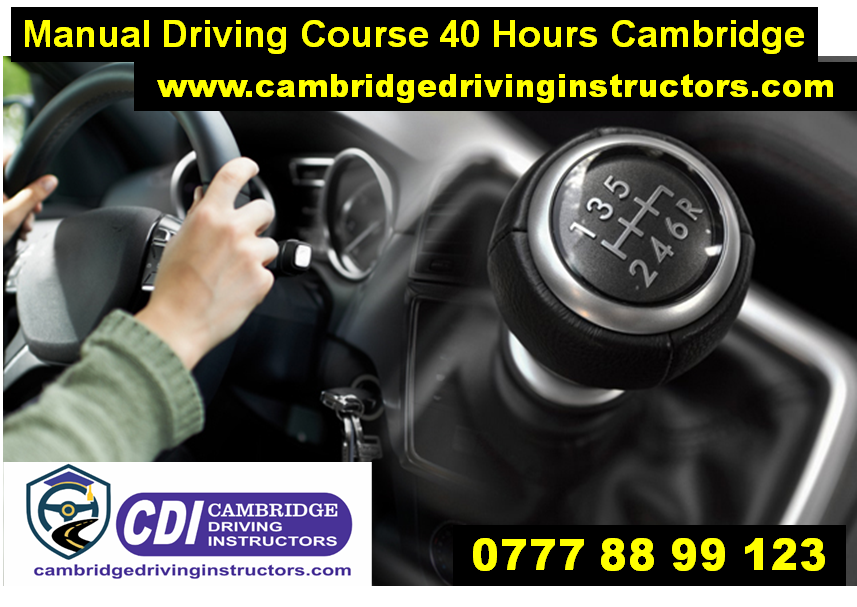 Manual Driving Lessons Cambridge 40 Hours